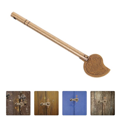 Vintage Key Cabinet Cupboard Lock Locking Pin Decorative Barrel Locking ...