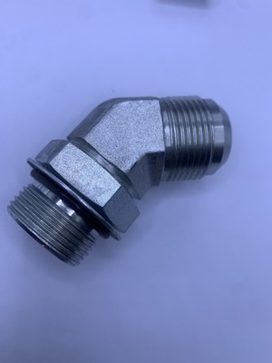 6802-16-12 (10 pk) 45 Degree 1" Male JIC X 3/4" Male O-Ring Boss ...