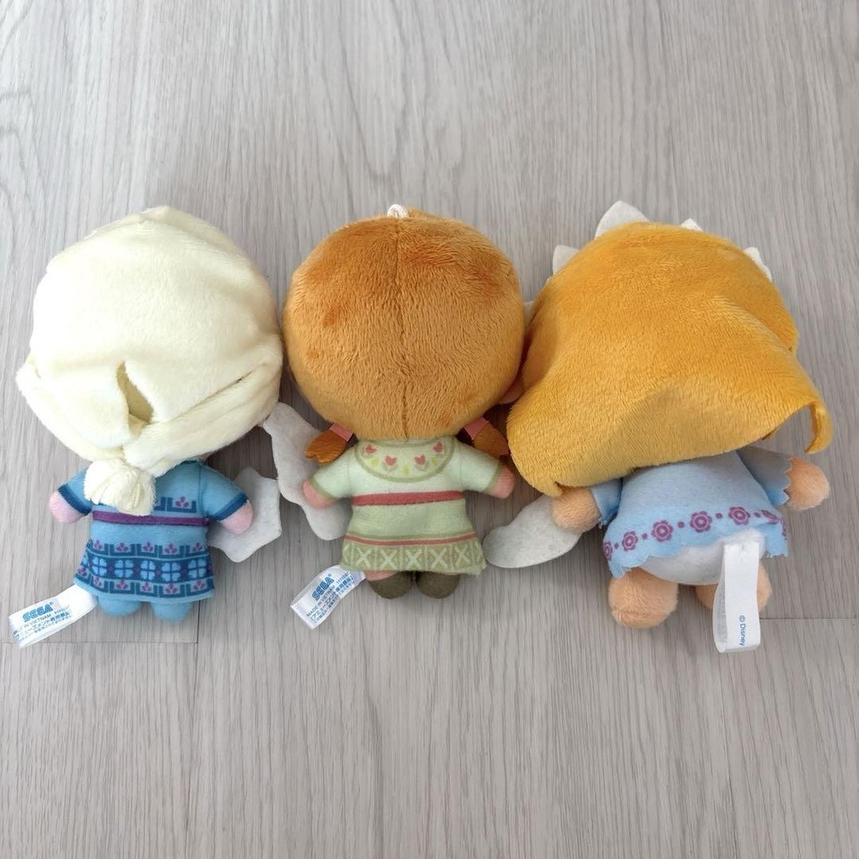 Disney Disney Princess Mascots Elsa Anna Rapunzel, Novelty Prize, Used ...