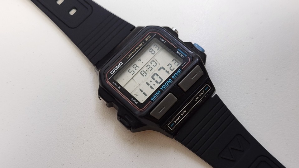 VINTAGE CASIO LAP MEMORY 30 WATCH SDB-500W MADE IN JAPAN | eBay