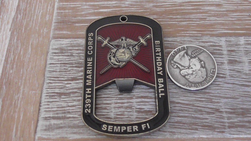 USMC RAH Virginia Military Institute 239th Birthday Ball Challenge Coin ...