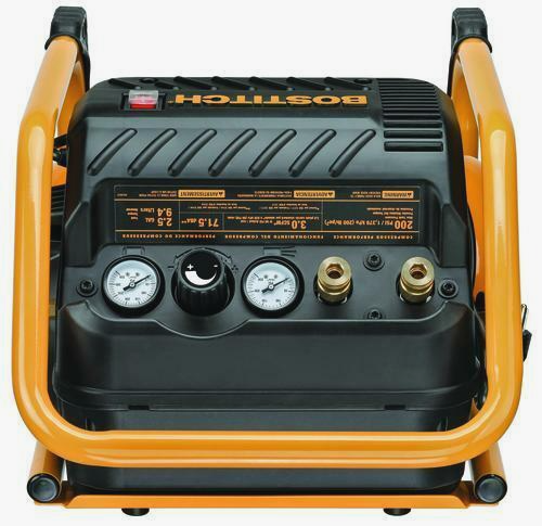 Quiet 2.5 Gallon 200 PSI Portable Electric Trim Air Compressor Oil Free ...