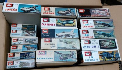 RARE UPC vintage 1960s model aircraft kits 1:72/1:100 scale CHOOSE ...