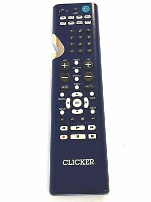 Clicker c-01v.2 Bottle Opening TV DVD VCR Cable Remote Control WORKS ...