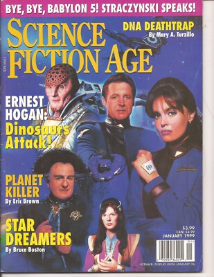 Science Fiction Age Magazine Jan 1999 Bye, Bye Babylon 5, DNA Deathtrap ...