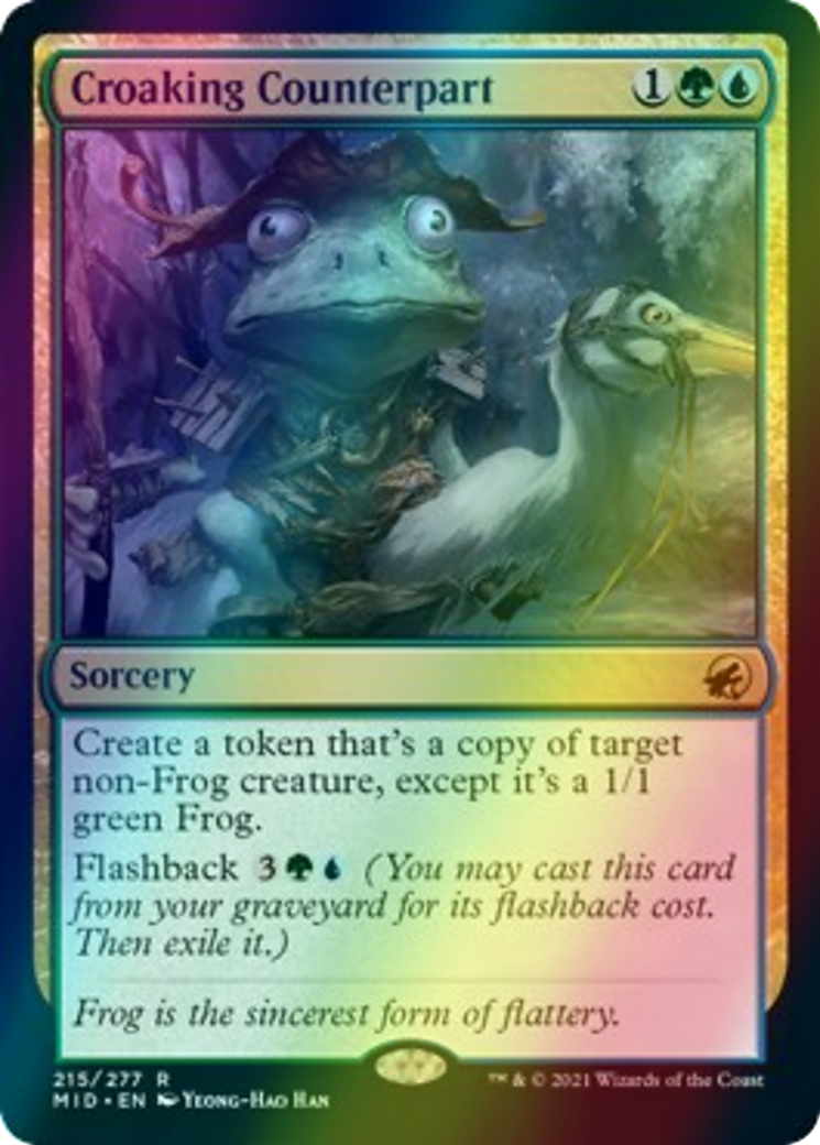 Croaking Counterpart FOIL, Innistrad: Midnight Hunt, NM/M | eBay