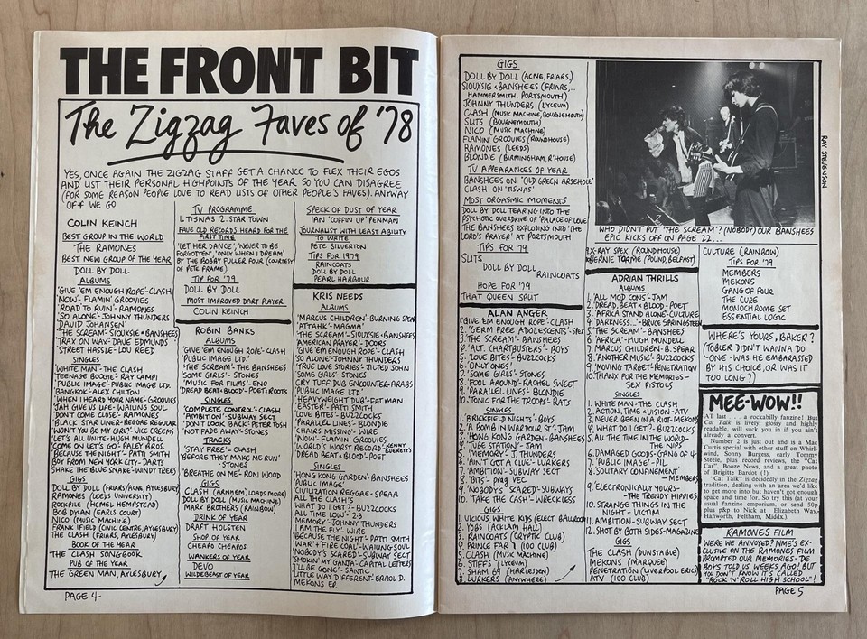 ZIGZAG #90 Punk Rock Magazine December 1978 Public Image Ltd Siouxsie ...