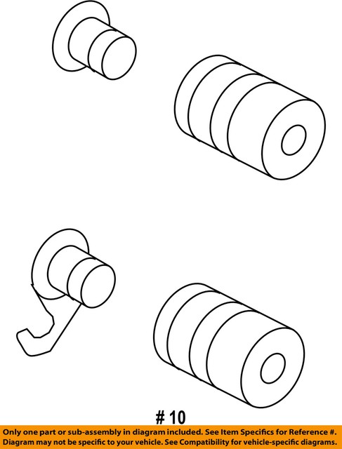 Audi 7E0698647 Genuine OEM Factory Original Bushing Kit for sale online ...