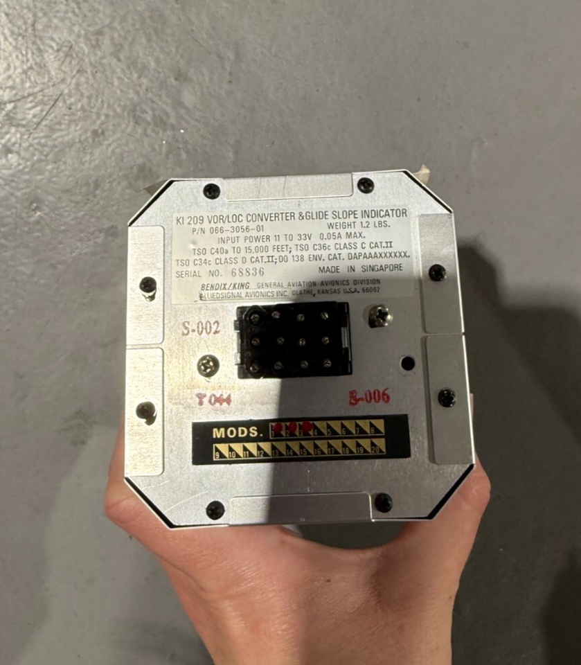 Bendix KI 209 Glide Slope Indicator | eBay