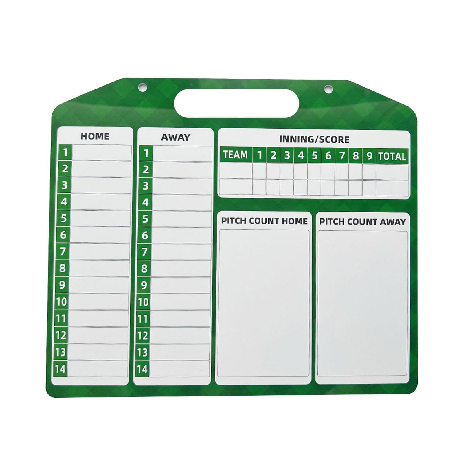 Baseball Coaching Board Magnetic Baseball Lineup Board for Match | eBay