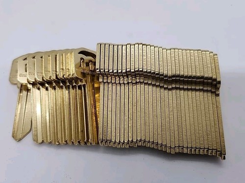 new Lot of 40 Minute Key Brass Key Blanks KKWJMB00001BRAS KW10 KW Keys ...