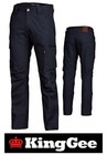 KING GEE MENS 'TRADIE' NARROW FIT 100% COTTON CANVAS CARGO WORK PANTS ...
