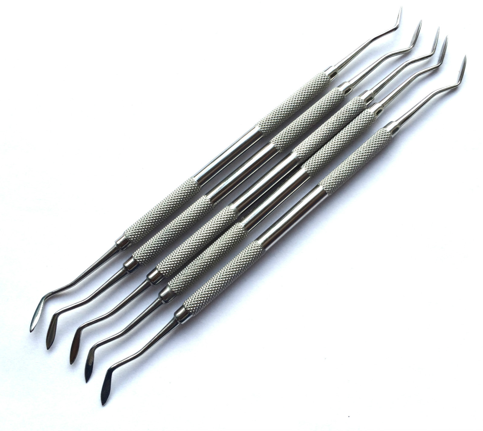 5X HOLLENBACK AMALGAM WAX CARVERS ENAMEL DENTAL TOOLS STAINLESS BRANDED ...