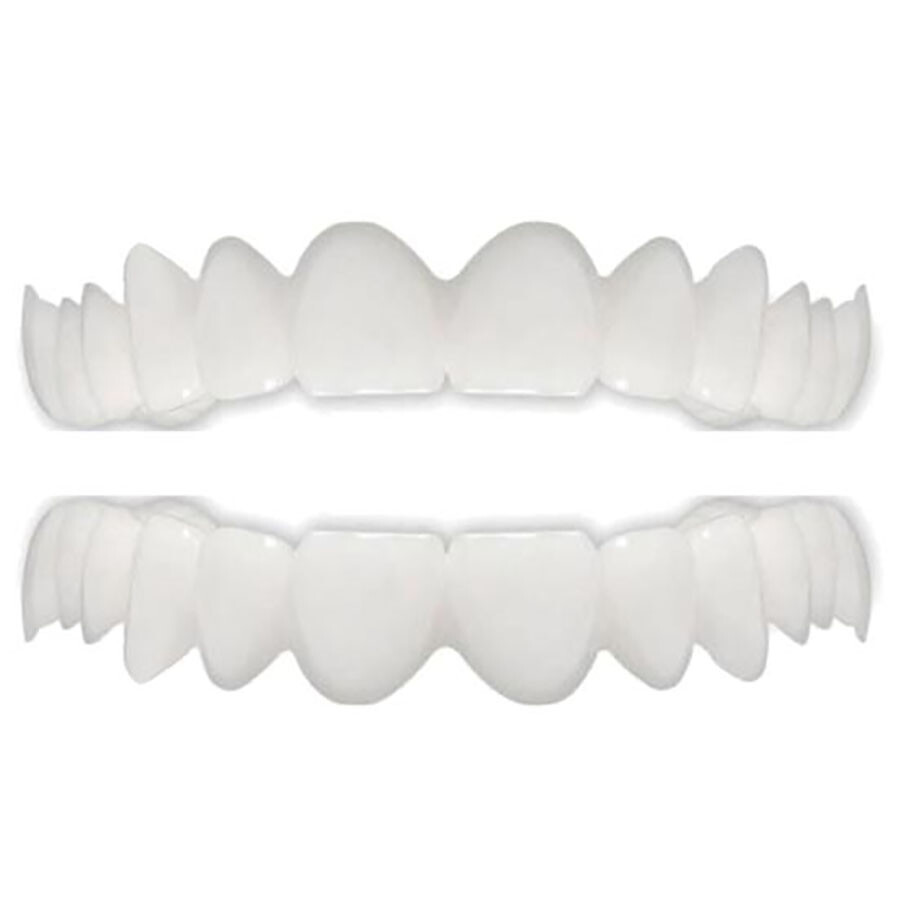 New Snap On False Teeth Lower Upper Dental Veneers Dentures Fake Tooth ...