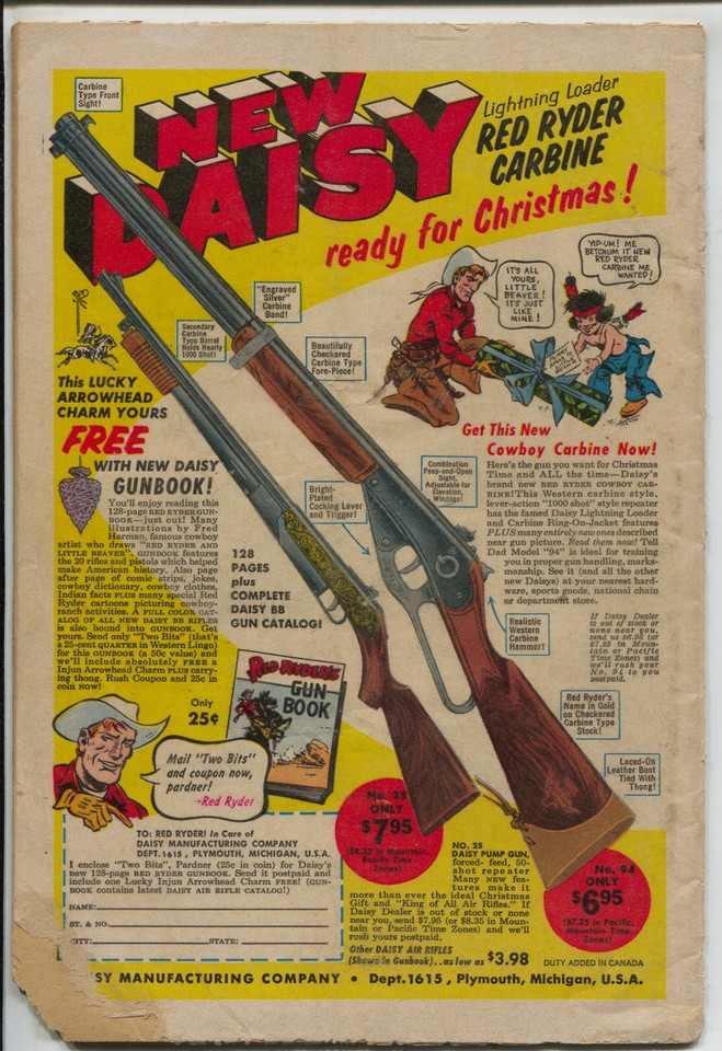 Tomahawk #29 1955-DC-Red Coats-Indian fight cover-Frank Frazetta art-FR ...