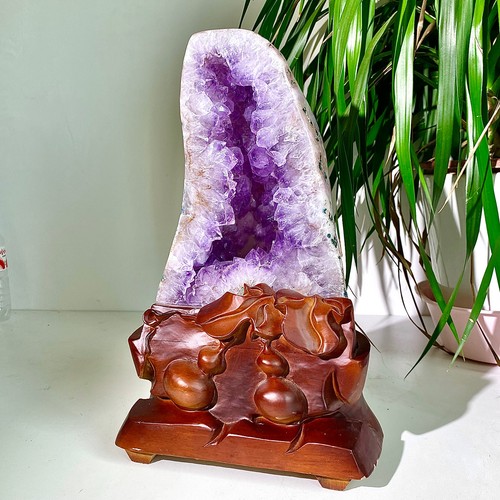 17.48LB Natural Brazilian Amethyst Crystal Cave Stone Cluster Quartz ...