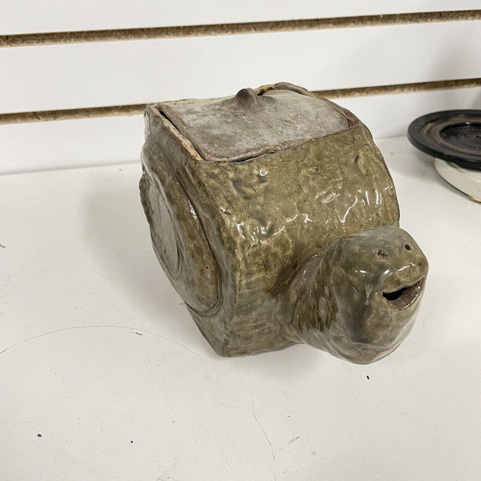 Cool Ceramic Snail Shaped Planter Pot With Lid Hand Made Garden Decor ...