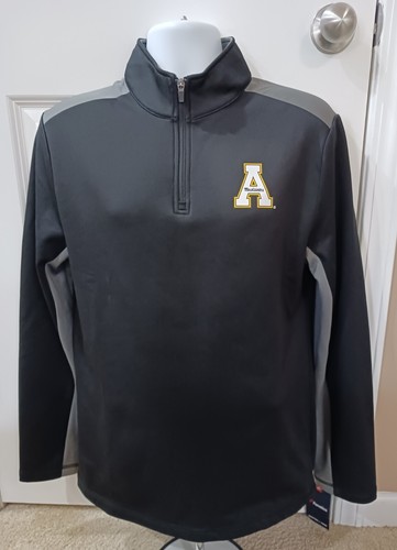Appalachian State Mountaineers NEW Medium Shirt Fanatics 1/4 Zip Black ...