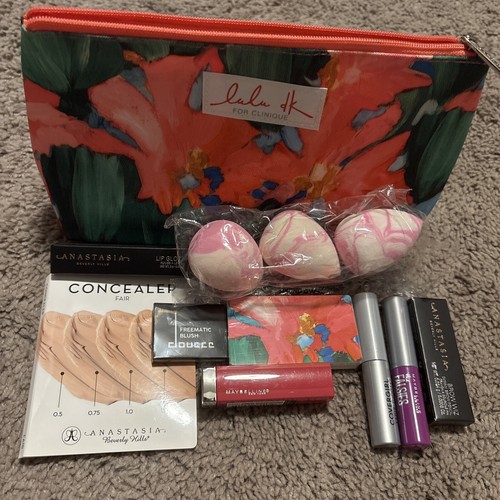 Makeup Sample Lot With Clinique Pallete And Cosmetic Bag | eBay