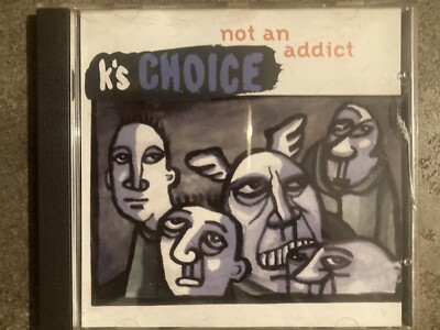 K's Choice Not An Addict Single CD Radio Edit Promo 1995 Ks 90s Grunge ...