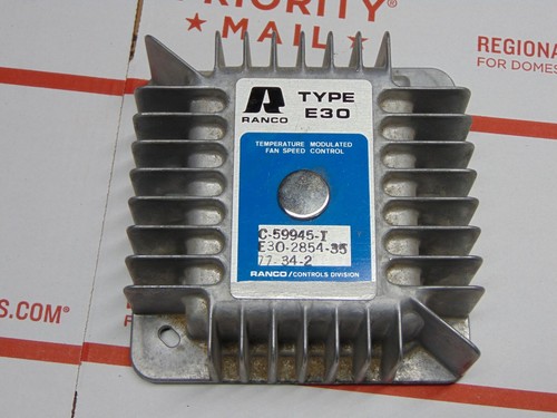 NEW RANCO E30 TEMPERATURE MODULATED FAN SPEED CONTROL no cord | eBay