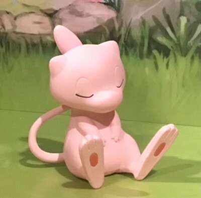 POKEMON MEW SITTING SLEEPING Figure Toy Takara TOMY | eBay