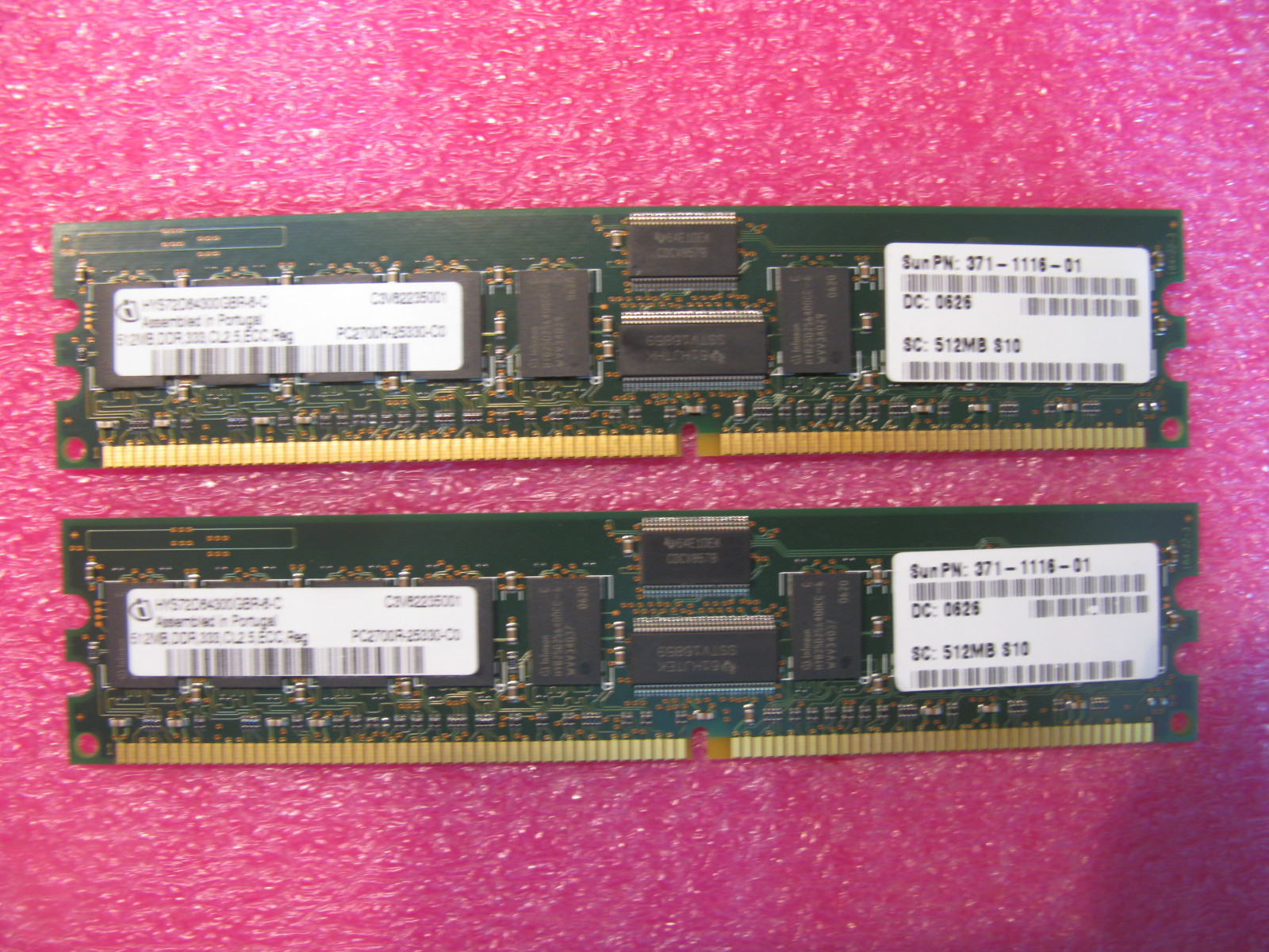 Sun X7703A-4 371-1116 1GB mem kit (2 * 512MB) for V240 | eBay