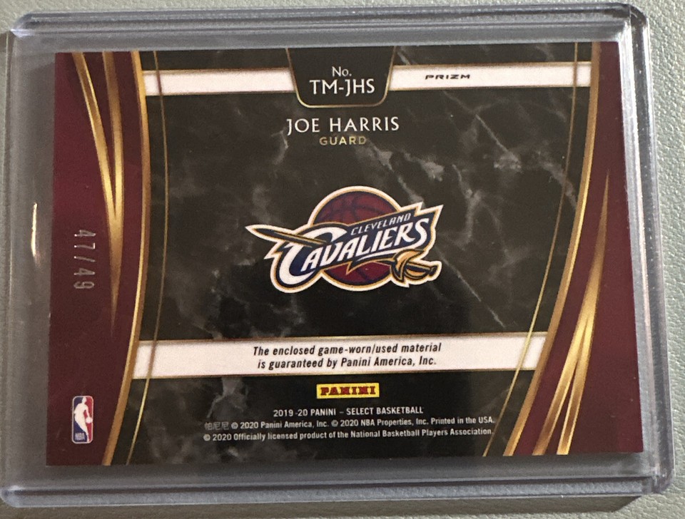 2019-20 Panini Select Throwback Memorabilia Jersey Patch Copper JOE ...