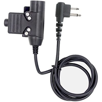 Tactical Military Adapter PTT for Radio 2 PIN Motorola GP68 CP150 GP88 ...