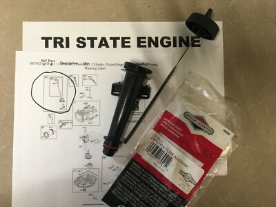 Briggs & Stratton OEM Genuine 590572 DIPSTICK/TUBE ASSEMBL Replacement ...