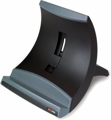3M LX550 Ergonomic Vertical Notebook Computer Riser - 8.8" H x 7.8" W x ...