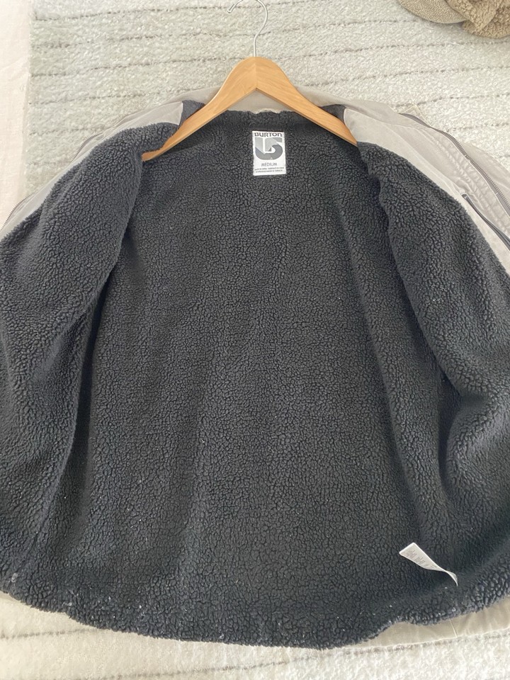 Men’s Burton Snowboard Military Style Button Up/Zipper JacketSize M | eBay