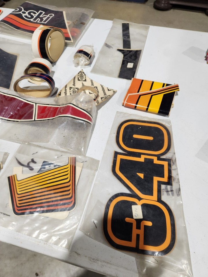 Nos Vintage Ski Doo Moto Ski Tnt Mirage Decals | eBay