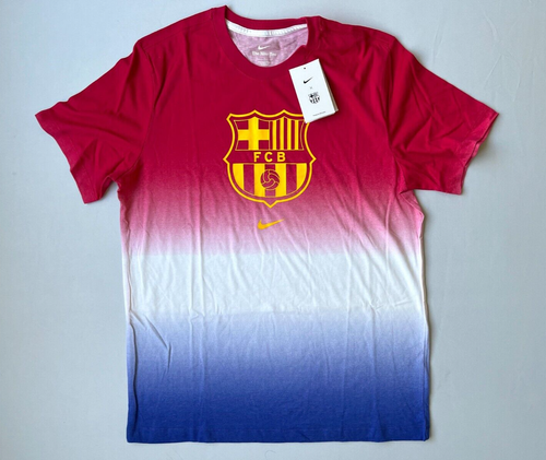 Nike FCB Barcelona NWT Mens Sz L Shirt Red White Blue NEW FJ1705-100 | eBay