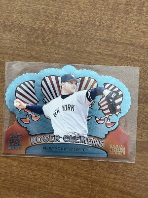 2000 Crown Royale Roger Clemens Platinum Blue /75 #93 | eBay