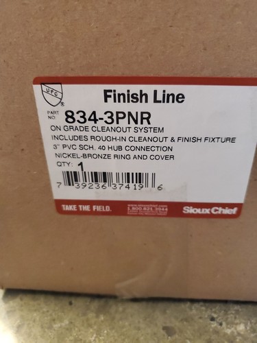Soux Chief 834-3PNR Adjustable Clean Out Fixture | eBay
