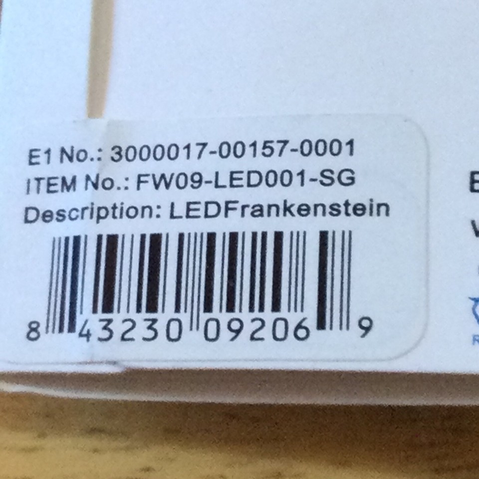 RARE - LED - FRANKENSTEIN - AUTHENTIC JIBBITZ SHOE CHARM FIT CROCS ...