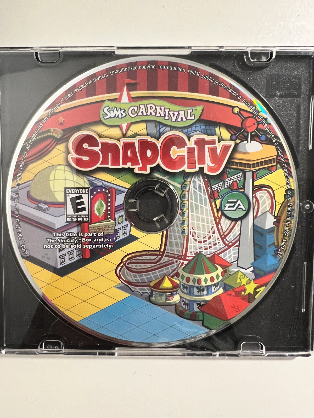 THE SIMS CARNIVAL Snap City 2008 PC CD-ROM COMPLETE EA Game 14633153910 ...