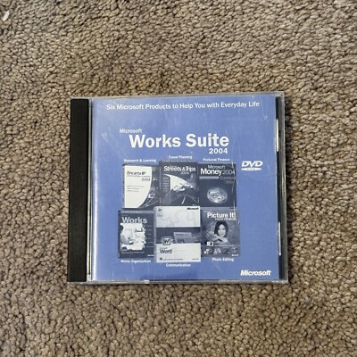 Microsoft Works Suite 2004 CD | eBay