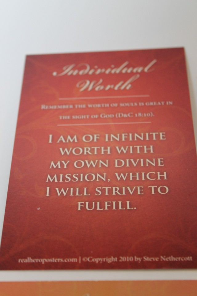 8 Religious LDS Faith Art Cards Real Hero Posters Steve Nethercott 2010 ...