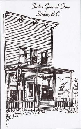 Sirdar General Store Sirdar BC Kootenay Lake Creston D. Edlund Art ...