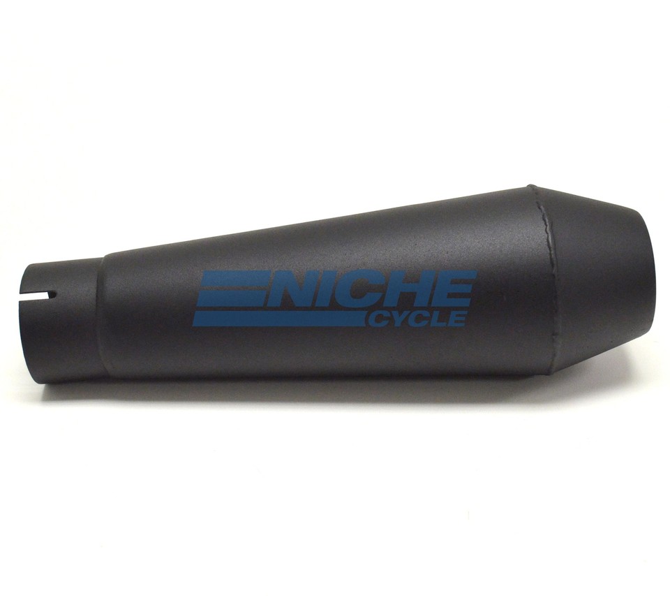 12" Stainless Steel Performance Motorcycle Muffler Reverse Cone 2.25 ...