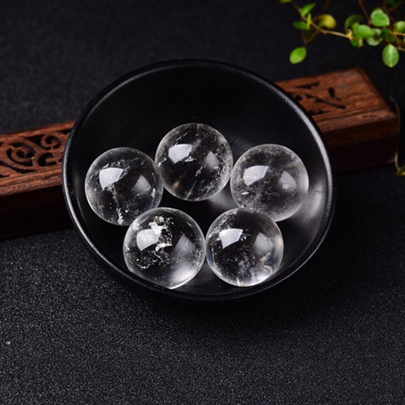 20-60mm Natural Clear Quartz Crystal Sphere Healing Energy Mineral ...