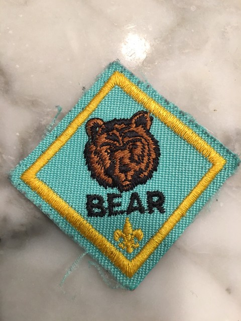 Boy Scout BSA Bear Rank Cub Scout Uniform Patch | eBay