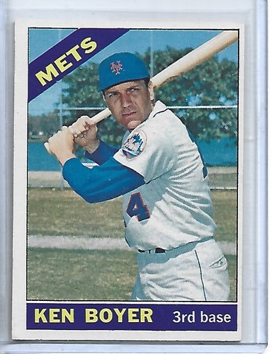 Ken Boyer-New York Mets-1966 Topps Baseball Card #385 | eBay