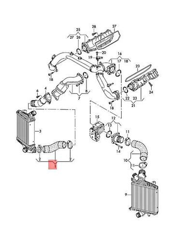 Genuine AUDI VW Audi Q8 Q7 Touareg 4MB 4MG 4MN CR7 Pressure Hose ...