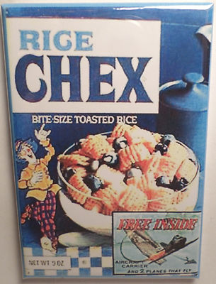 Rice Chex Vintage Cereal Box 2" x 3" Refrigerator or Locker MAGNET | eBay