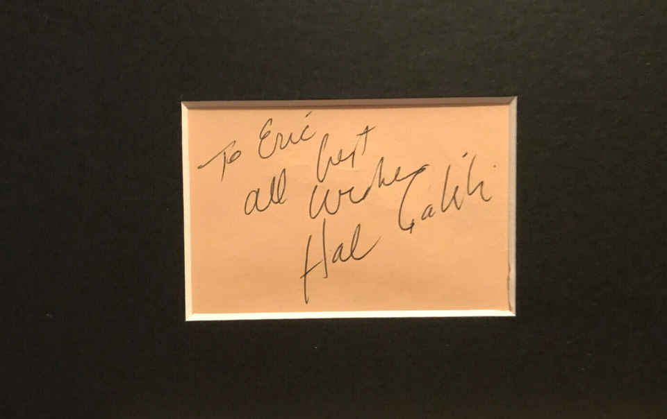 HAL GALILI Goldfinger Genuine Authentic Vintage Signed 16x12 Display ...