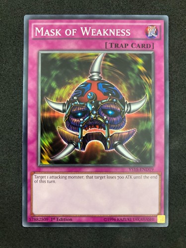 Yugioh Mask Of Weakness YS15-END19 1st Edition MINT | eBay
