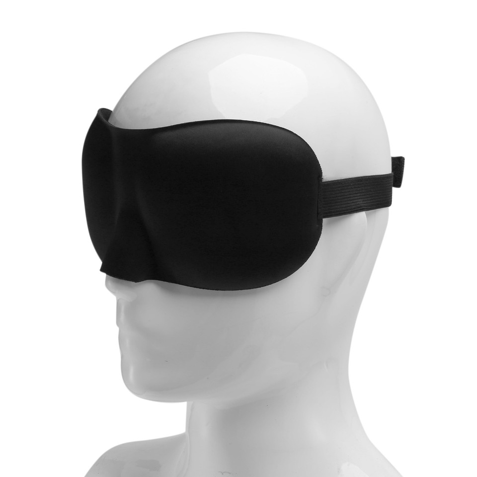 Sleep Eye Sleeping Eye Blindfold Black Travel Sleep Aid Rest M7D27353 ...